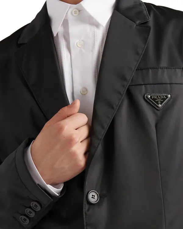 Prada Re-nylon Single-breasted Jacket