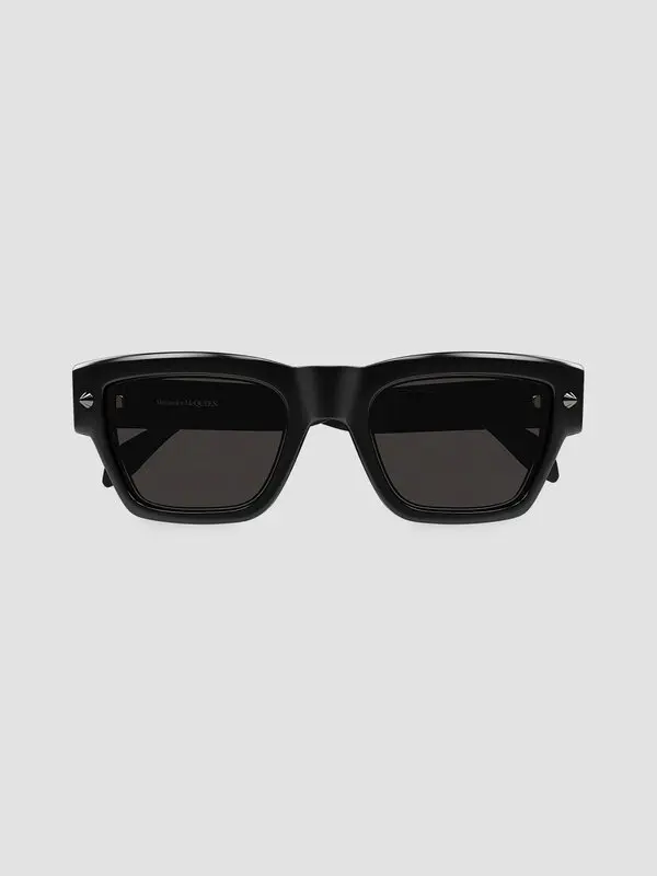 Alexander McQueen Spike Studs 53mm Square Acetate Sunglasses