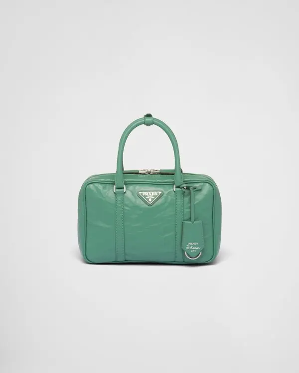 Prada Medium Antique Nappa Leather Top Handle Bag