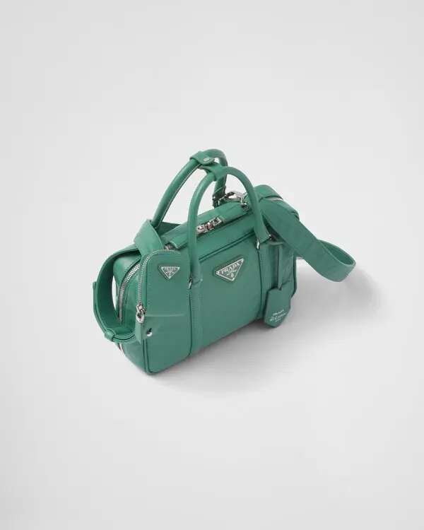 Prada Medium Antique Nappa Leather Top Handle Bag