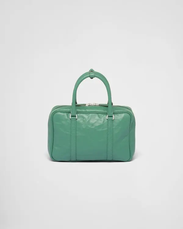 Prada Medium Antique Nappa Leather Top Handle Bag