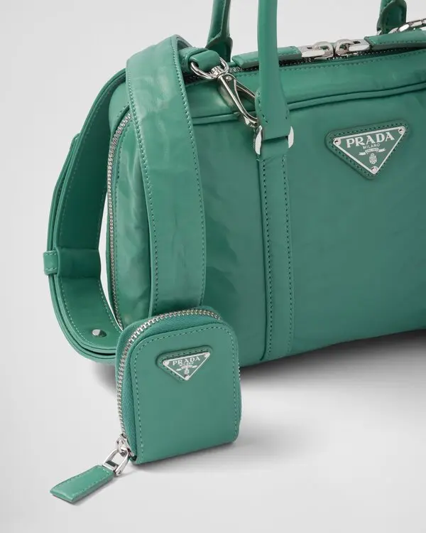 Prada Medium Antique Nappa Leather Top Handle Bag
