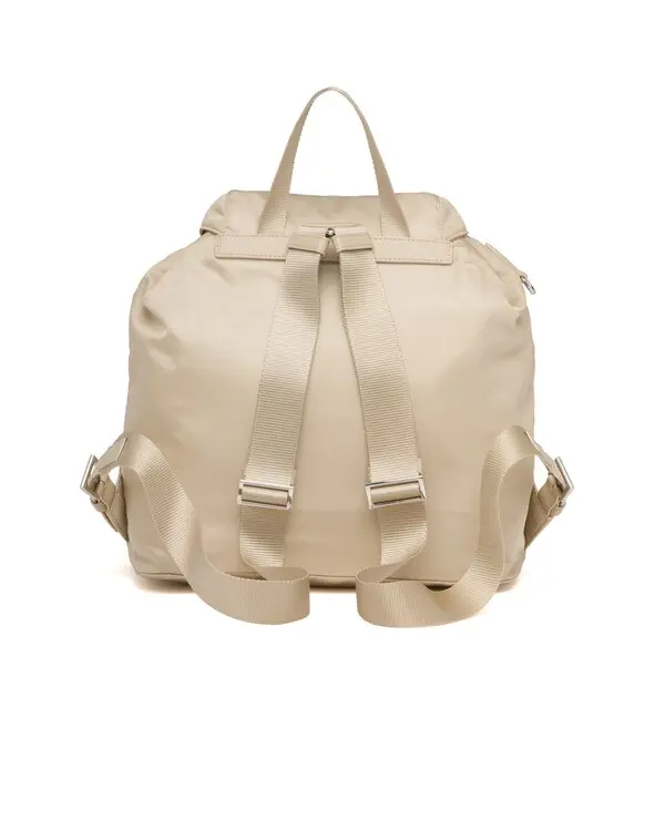 Prada Medium Re-nylon Backpack With Pouch - Neutral