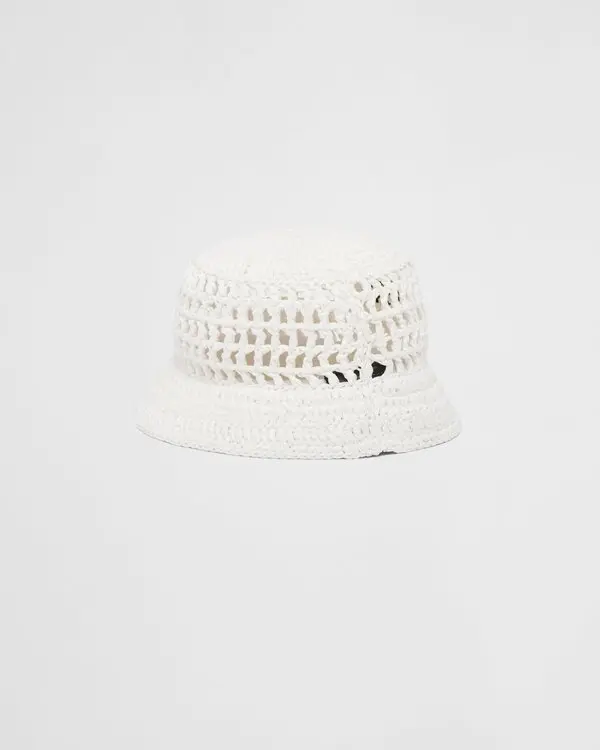 Prada Crochet Bucket Hat