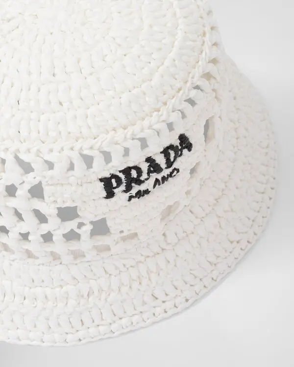 Prada Crochet Bucket Hat