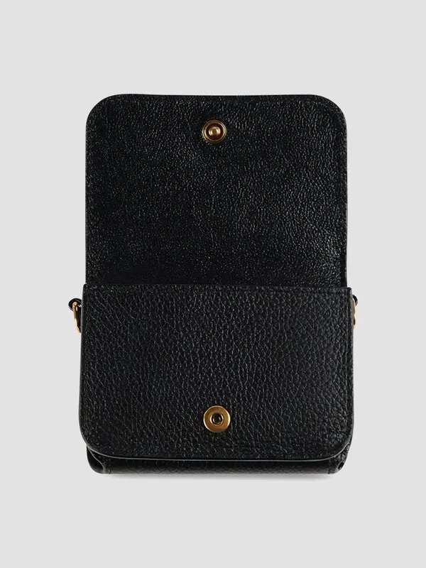 Balenciaga Cash Mini Wallet On Chain - Black