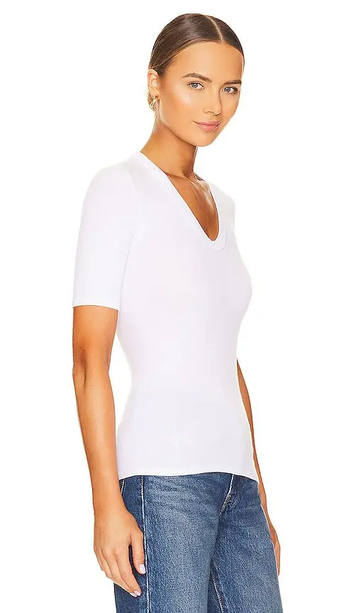 Enza Costa Half Sleeve Top