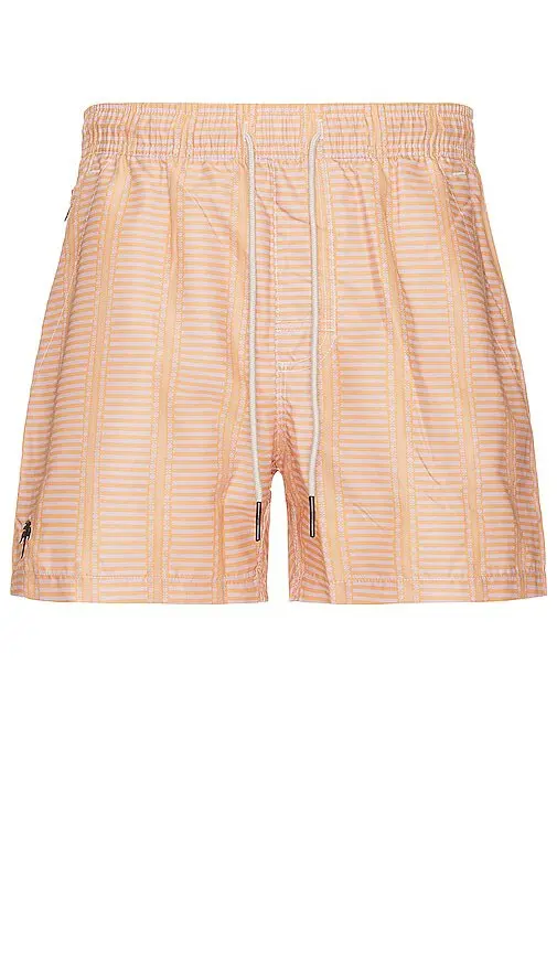 Oas Sunset Ladder Swim Shorts In Orange