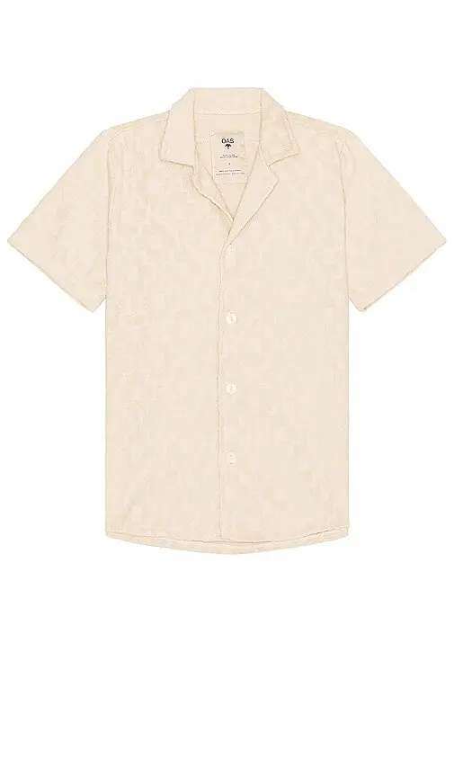 Oas Machu Cuba Terry Shirt In Brown