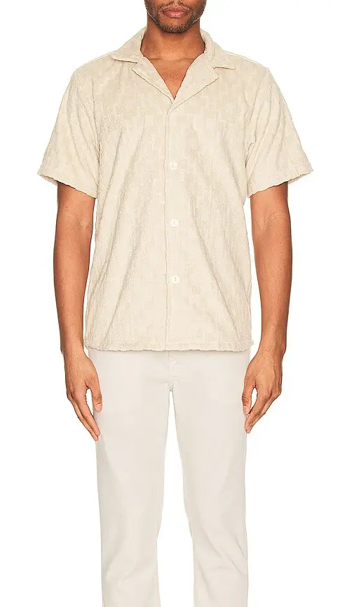Oas Machu Cuba Terry Shirt In Brown