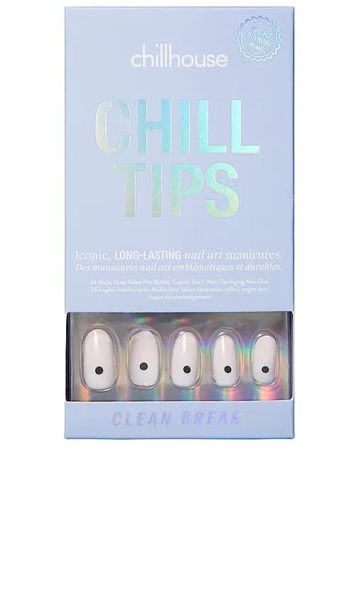 CHILLHOUSE Clean Break Chill Tips Press-on Nails In Blush - N,a