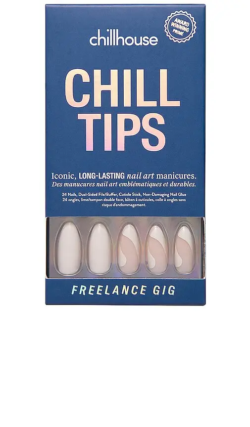 CHILLHOUSE Freelance Gig Chill Tips Press-on Nails In Cream - N,a