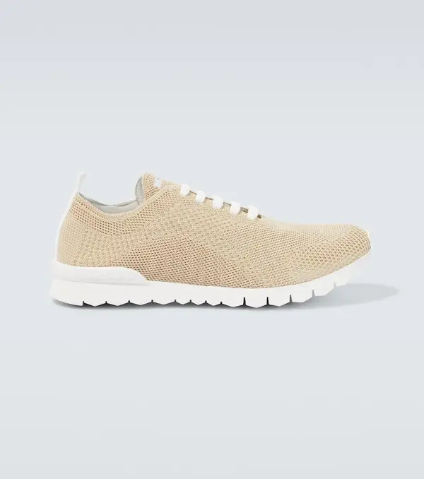 Kiton Fits Knit Sneakers - Beige