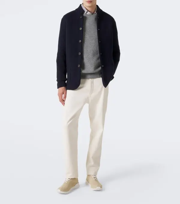 Kiton Fits Knit Sneakers - Beige