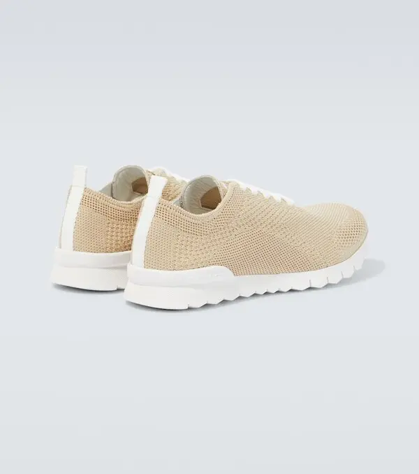 Kiton Fits Knit Sneakers - Beige