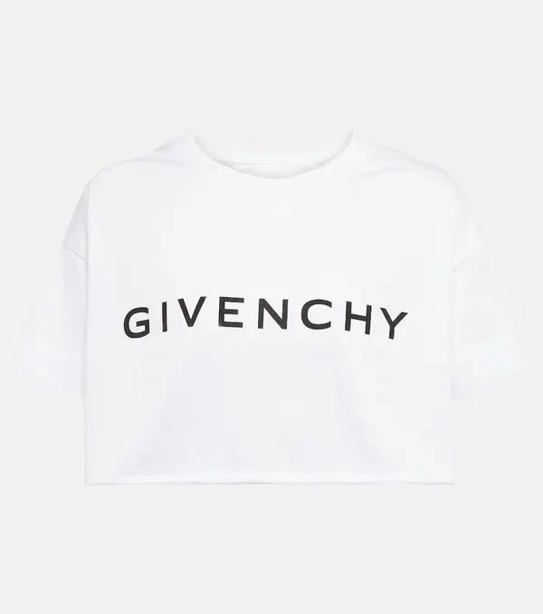 Givenchy Logo Cropped T-shirt