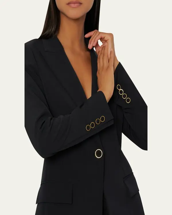 MILLY Avery Cady Blazer - Black