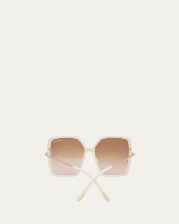 TOM FORD Joanna Butterfly Sunglasses - Brown