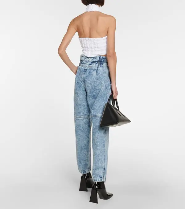 THE MANNEI Shobak Bleached Straight Jeans