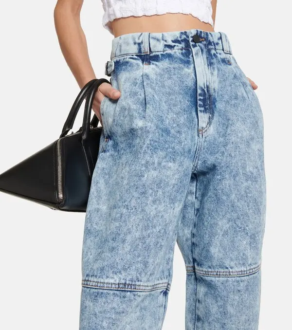 THE MANNEI Shobak Bleached Straight Jeans