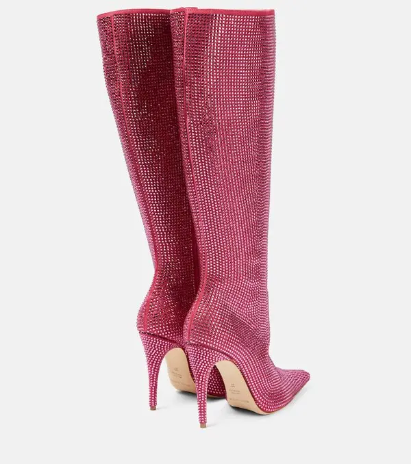 Magda Butrym Embellished Leather Knee-high Boots
