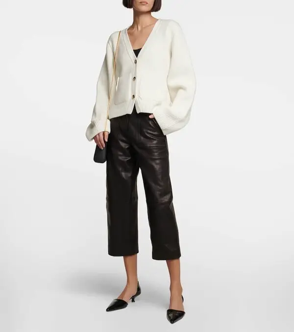 Khaite Scarlet Cashmere Cardigan - White