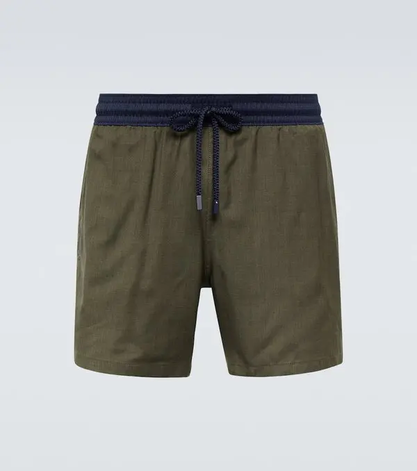 Vilebrequin Mangus Swim Trunks - Green