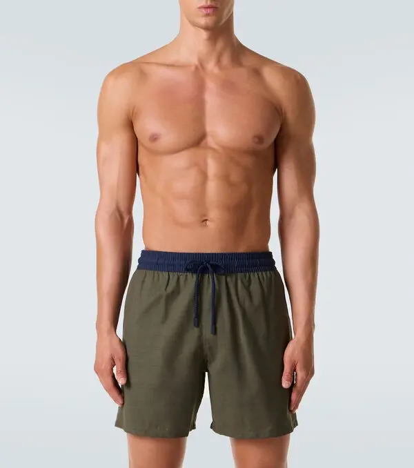 Vilebrequin Mangus Swim Trunks - Green