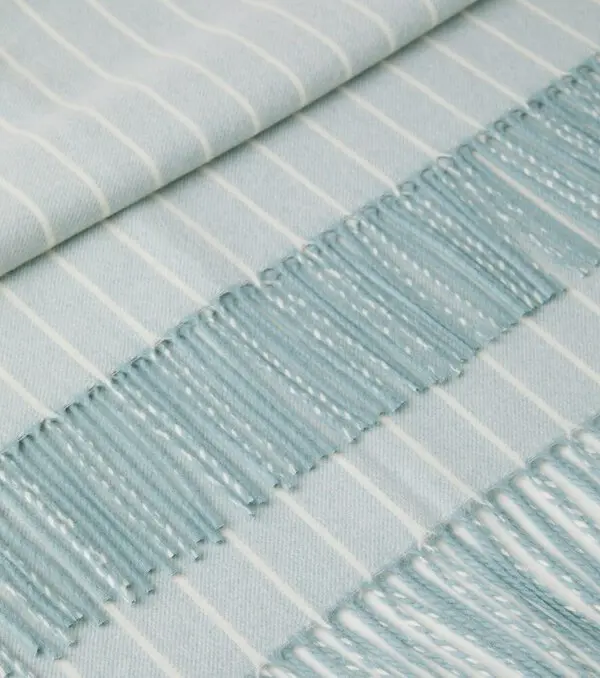 Loro Piana Pinstriped Cashmere Throw