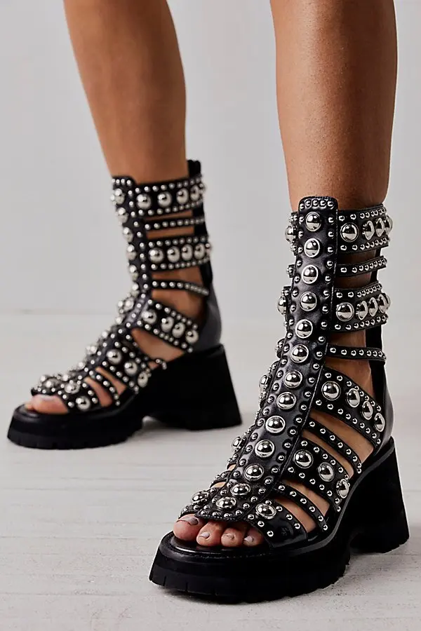 Jeffrey Campbell Siren Studded Gladiator Sandals