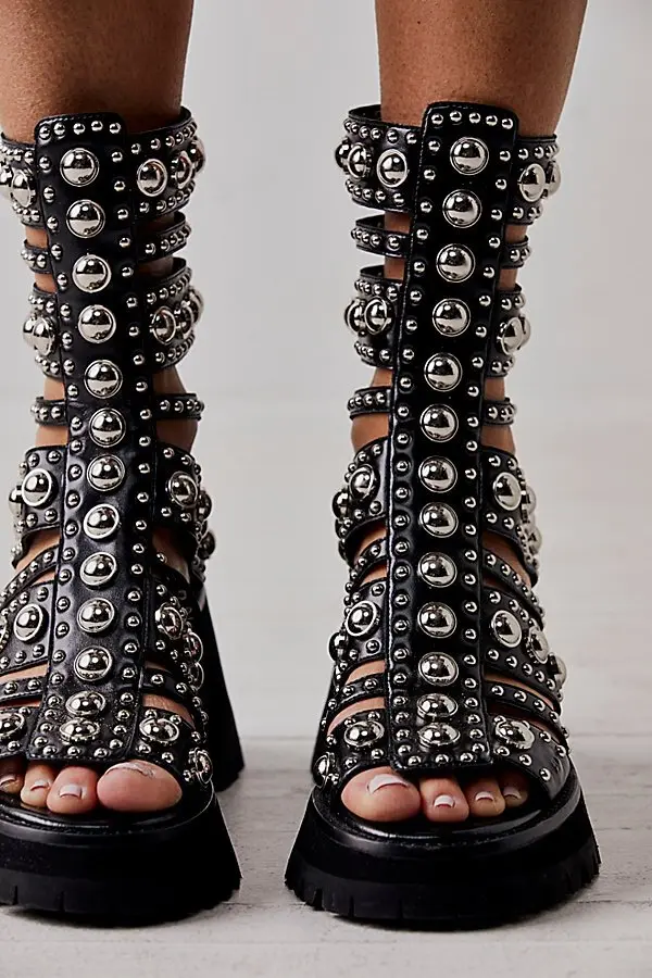 Jeffrey Campbell Siren Studded Gladiator Sandals