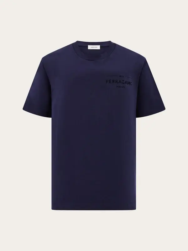 FERRAGAMO Logo T-shirt - Blue