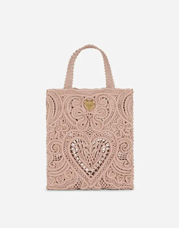 Dolce & Gabbana Small Cordonetto Lace Shopper