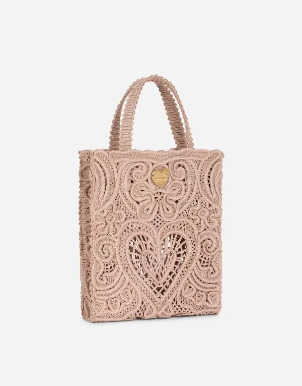 Dolce & Gabbana Small Cordonetto Lace Shopper