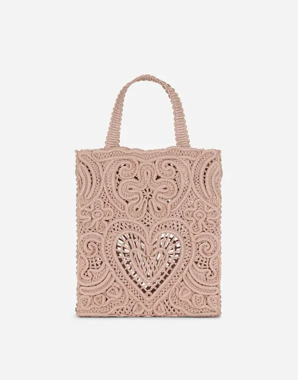 Dolce & Gabbana Small Cordonetto Lace Shopper