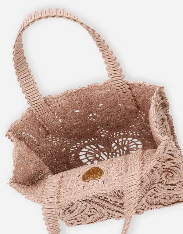 Dolce & Gabbana Small Cordonetto Lace Shopper