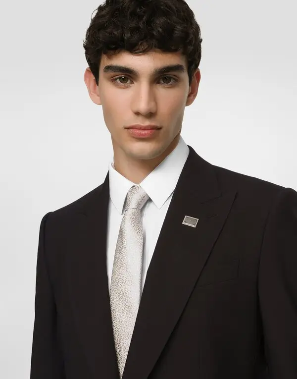 Dolce & Gabbana Dg Logo Tag Lapel Pin