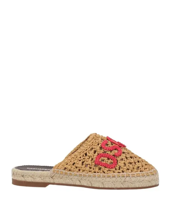 Dsquared2 Raffia Espadrille Sandals