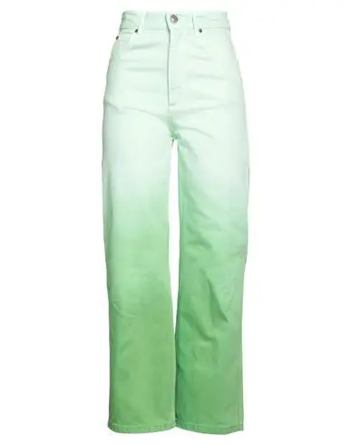 Sandro Light Cotton Wide Leg Jeans - Green