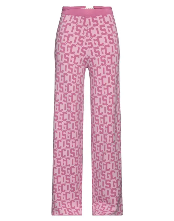 Gcds High Waisted Flared Pants - Pink