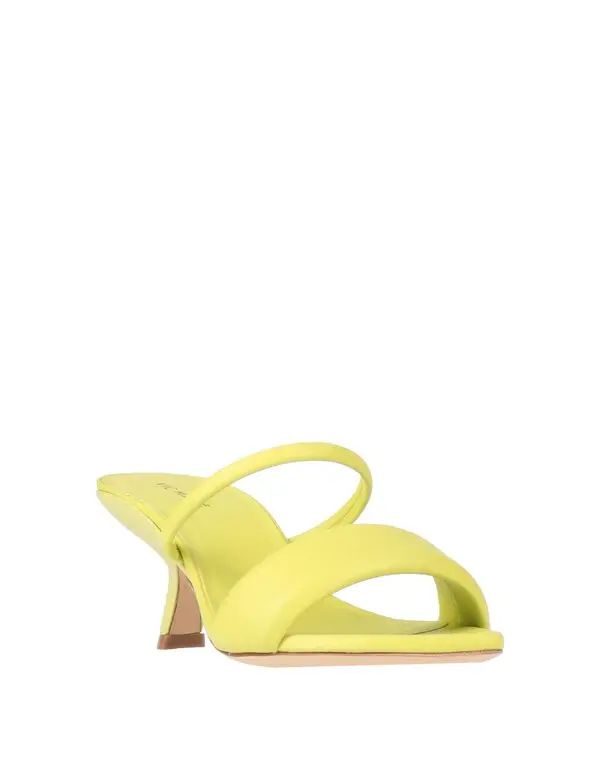 VIC MATIE Leather Sandals - Green
