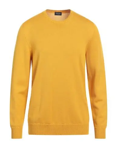 DRUMOHR Sweater In Merino Wool - Yellow