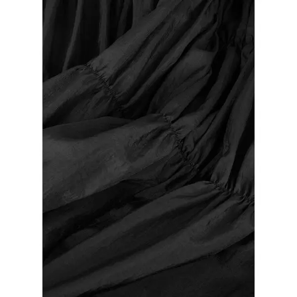 Brøgger Freya Smocked Shell Midi Skirt