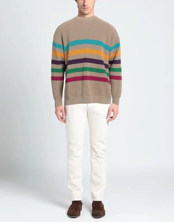 Emporio Armani Striped Cotton Sweater