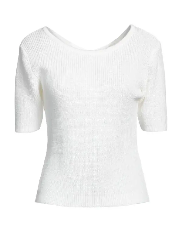 BELLWOOD Cotton Knit Top - White