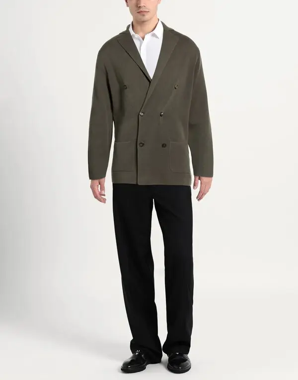 FILIPPO DE LAURENTIIS Military Cotton Blazer - Green
