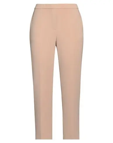 Theory Crepe Tapered Pants - Beige