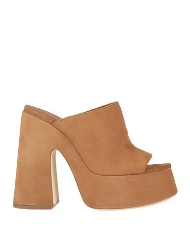 VIC MATIE Leather Platform Sandals