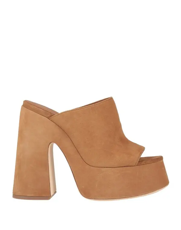 VIC MATIE Leather Platform Sandals