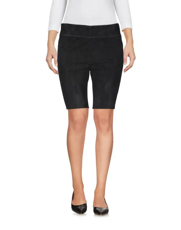 JIL SANDER Lambskin Bermuda Shorts